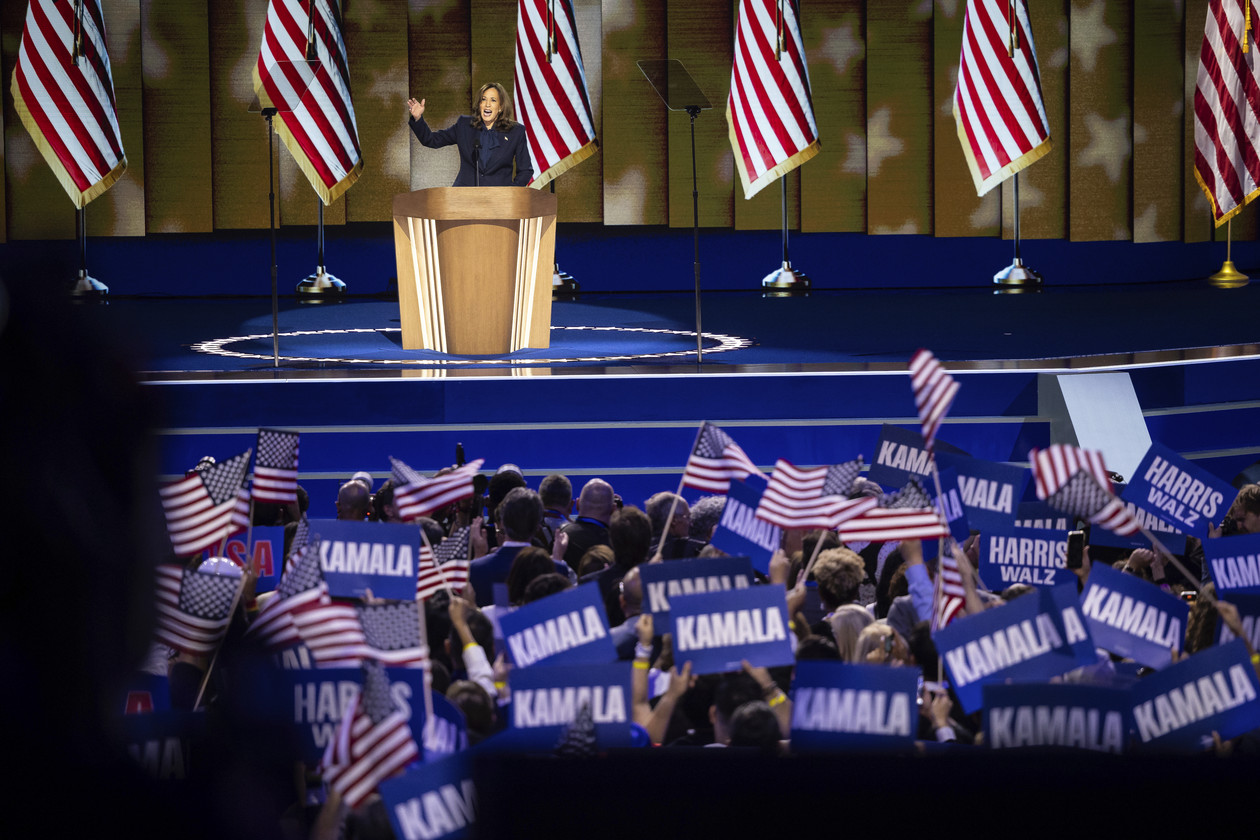 Kamala Harris Takes on Trump in Patriotic Acceptance Speech - The ...